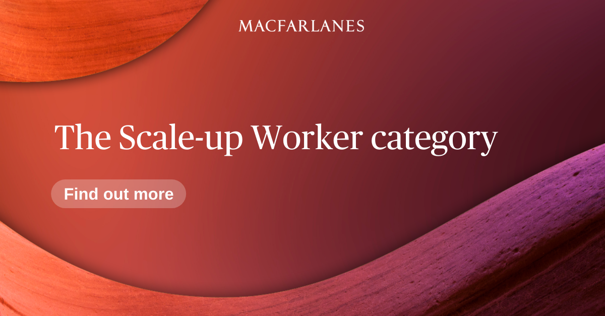 The Scale-up Worker category - Macfarlanes